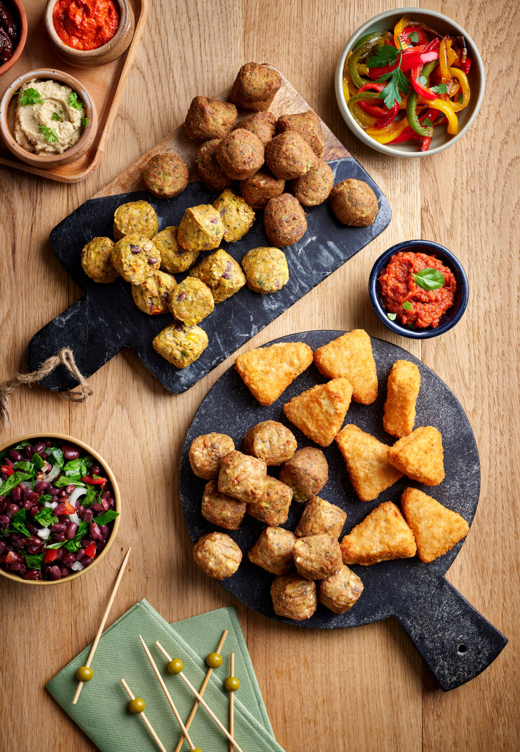 Bouchée panée de riz, haricots rouges & poivrons - Cité Marine