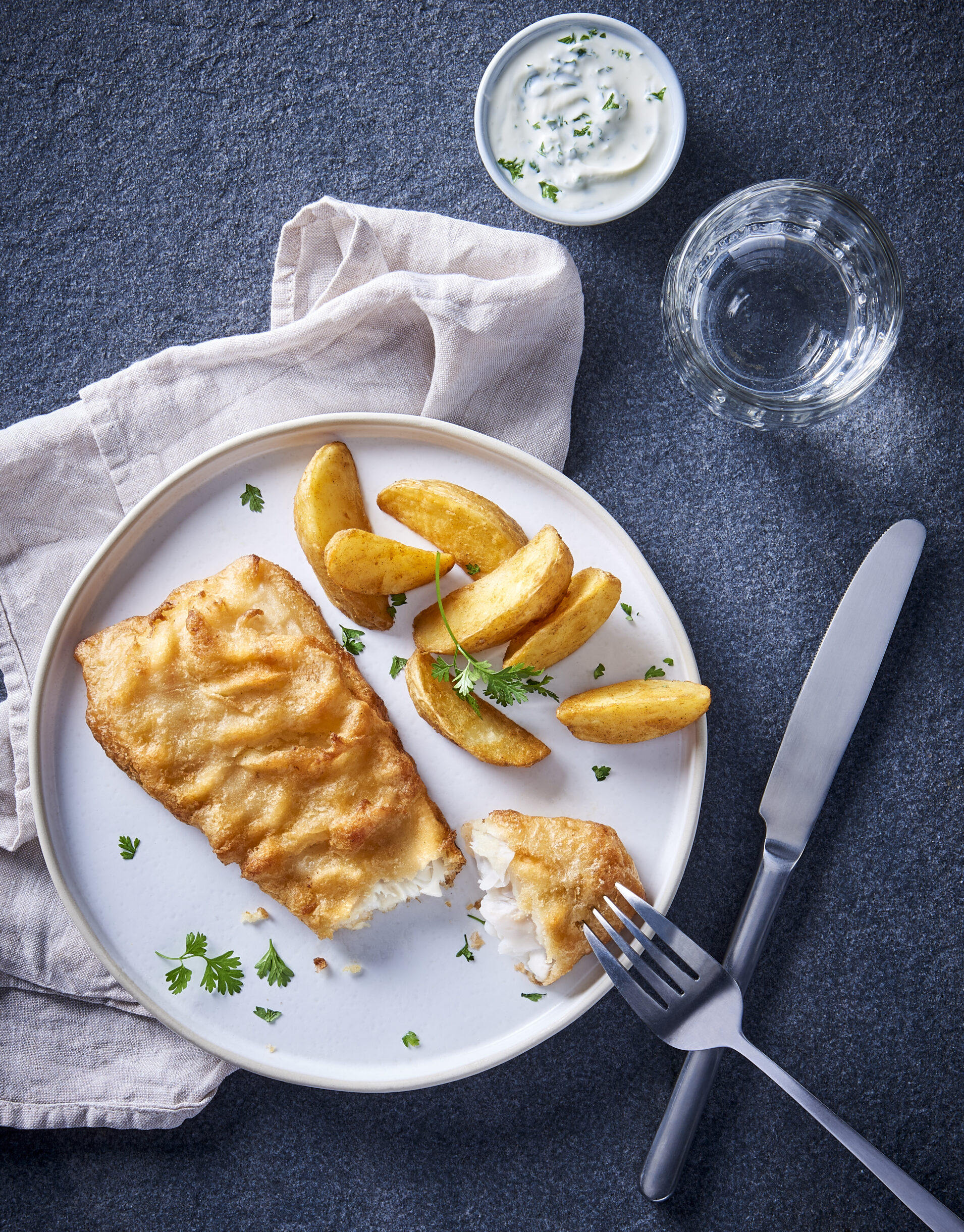 Filet de colin d'Alaska MSC façon Fish & Chips - Cité Marine