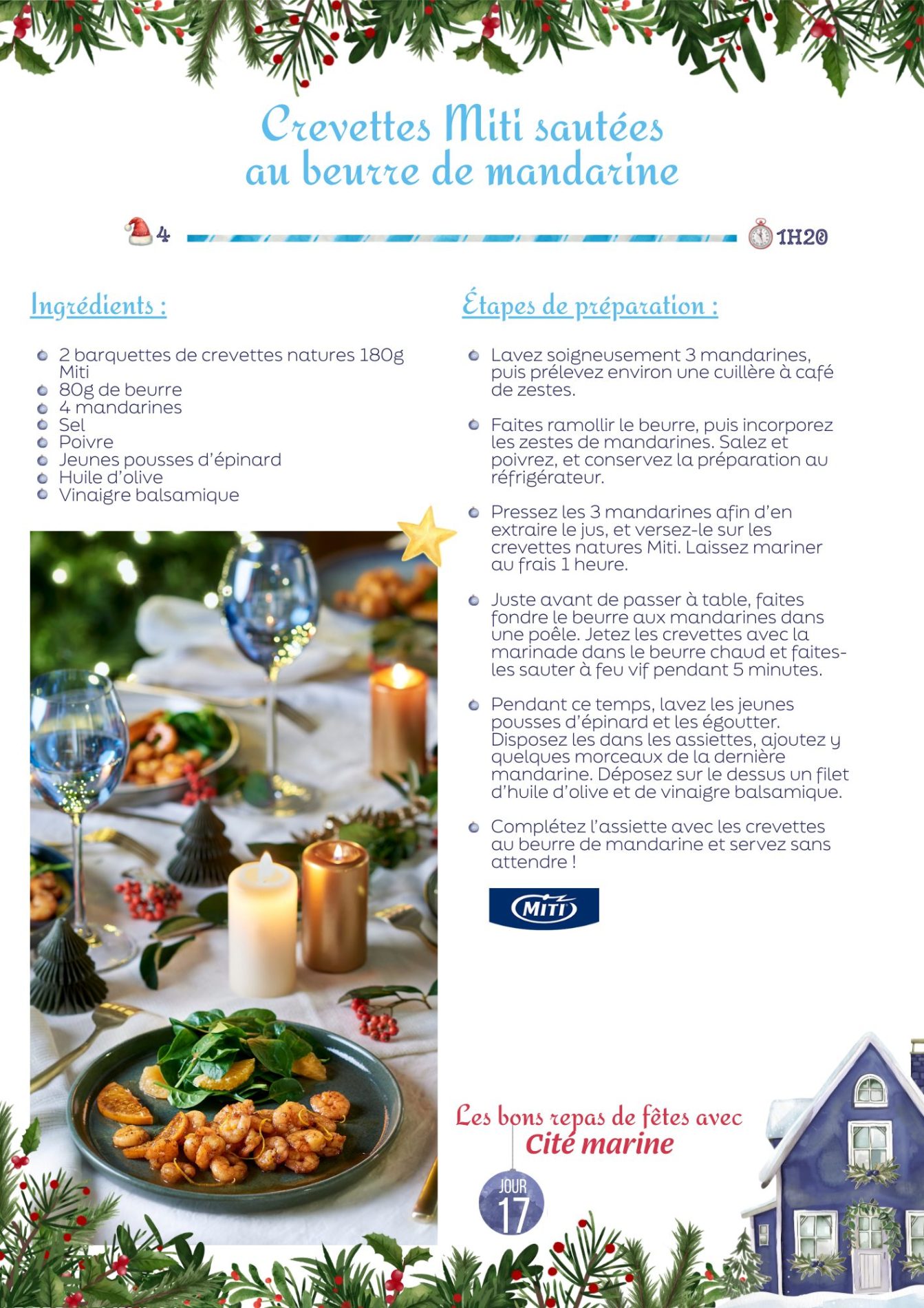 JOUR 17 - LE CALENDRIER DE L'AVENT DES RECETTES CITÉ MARINE EST LANCÉ ...