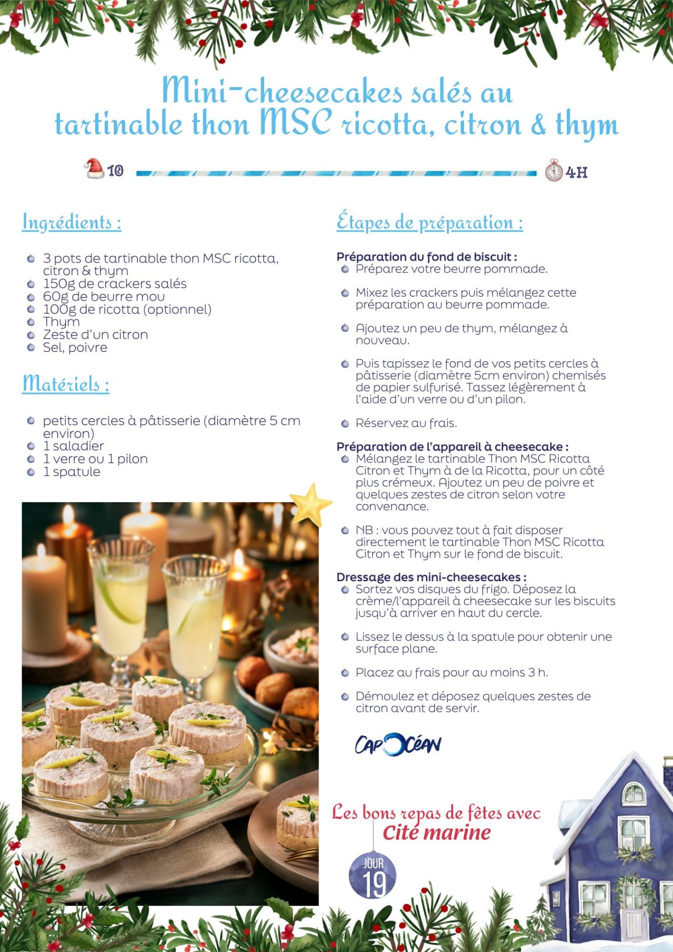 JOUR 19 - LE CALENDRIER DE L'AVENT DES RECETTES CITÉ MARINE EST LANCÉ ...